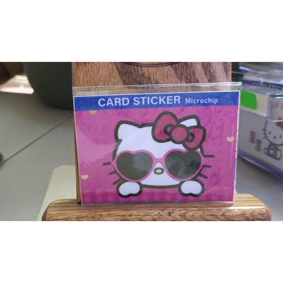 Hello Kitty | Design | Hello Kitty Credit Card Sticker Microchip Pink ...